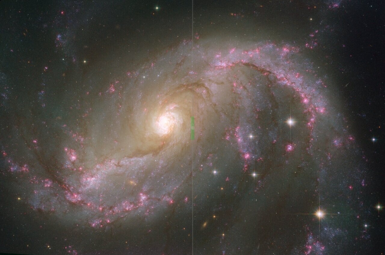 Galaxy light show | ESA/Hubble