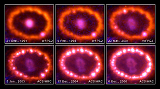 Hubble Images Chronicle the Inner Ring's Light Show | ESA/Hubble