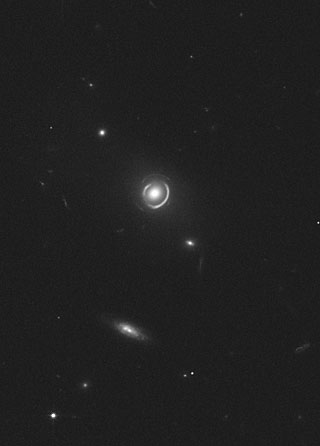 Double Einstein ring | ESA/Hubble