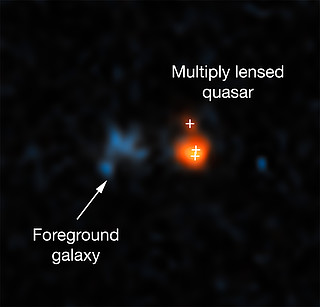 Hubble’s view on distant quasar | ESA/Hubble