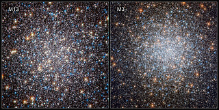 Hubble’s Views of M13 (2010) and M3 (2019) | ESA/Hubble