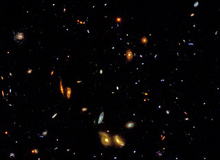 Audience viewing award-winning Hubble IMAX film (photo illustration ...