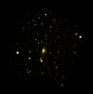 Visible-Light Image of Galaxy Cluster MS 0735 | ESA/Hubble