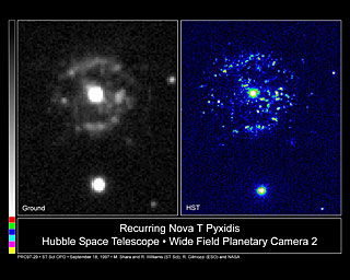 Recurring Nova T Pyxidis | ESA/Hubble