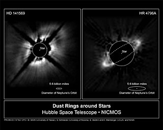 Dust rings around stars | ESA/Hubble