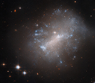 A dishevelled irregular galaxy | ESA/Hubble