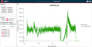 eHST Screenshot - spectral viewer | ESA/Hubble