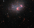 Dwarf irregular galaxy UGC 8091 (wide-field view) | ESA/Hubble