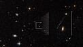 Hubble photographs stellar trail of runaway black hole | ESA/Hubble