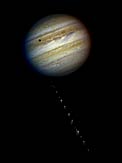 The String of Pearls heading for Jupiter | ESA/Hubble