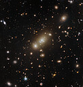 A clear view of a galaxy cluster | ESA/Hubble